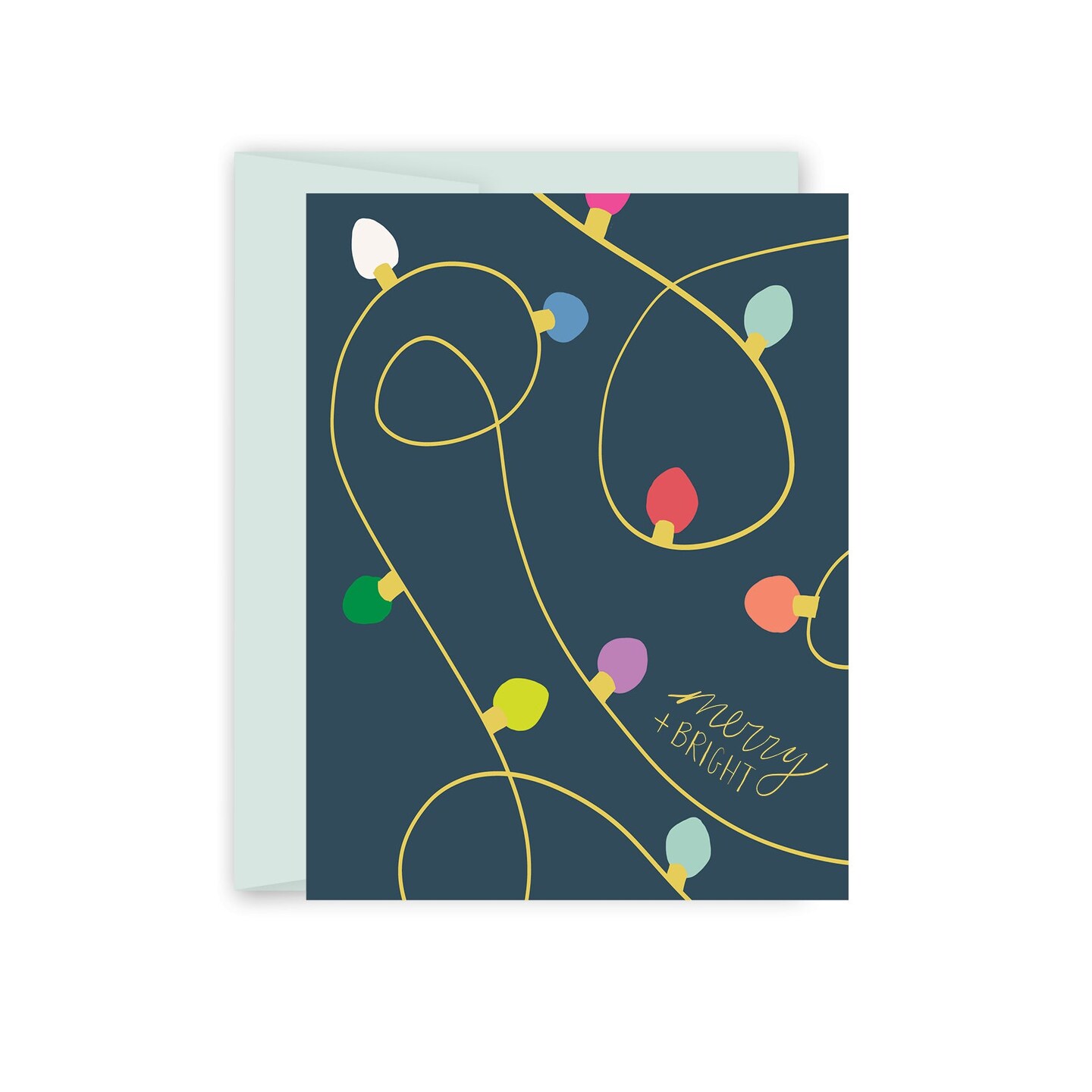 merry + bright christmas greeting cards (box of 10) | funday goods ...