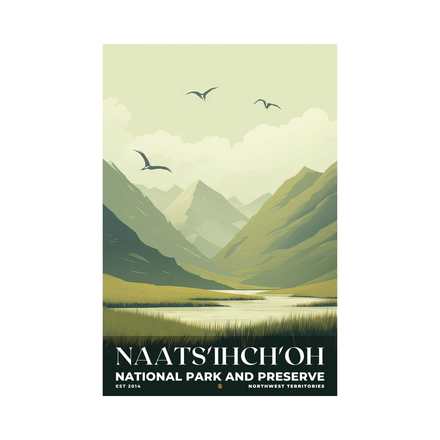 Naats'ihch'oh National Park Reserve Poster, Travel Print, Office Poster ...