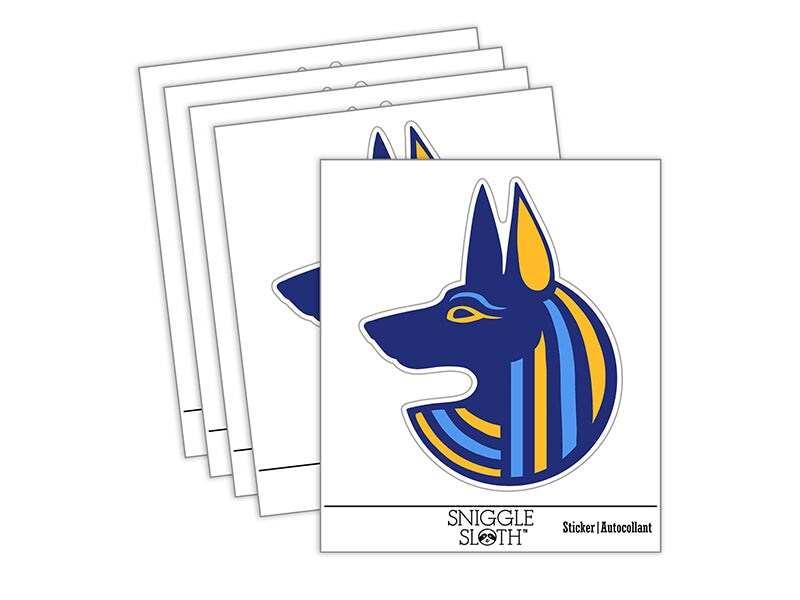 Anubis Head Egyptian God of Death Waterproof Vinyl Phone Tablet Laptop ...