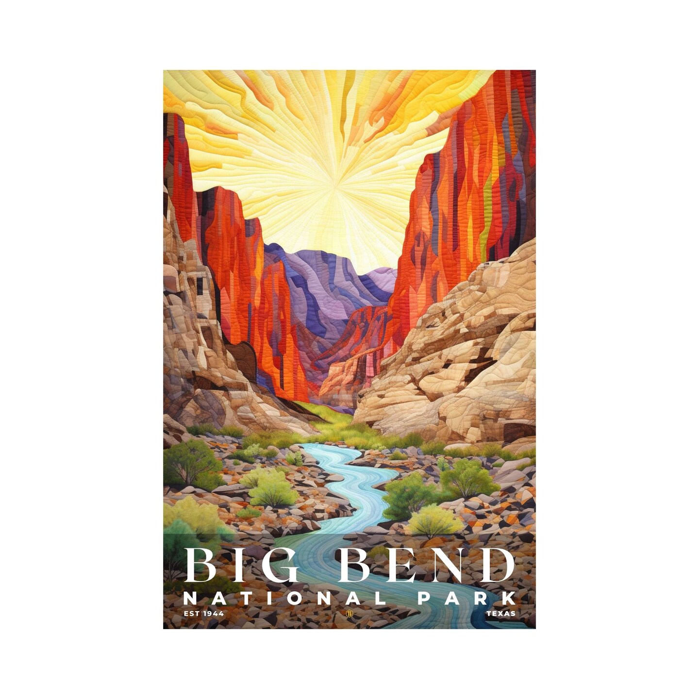 Big Bend National Park Poster, Travel Art, Office Poster, Home Decor ...