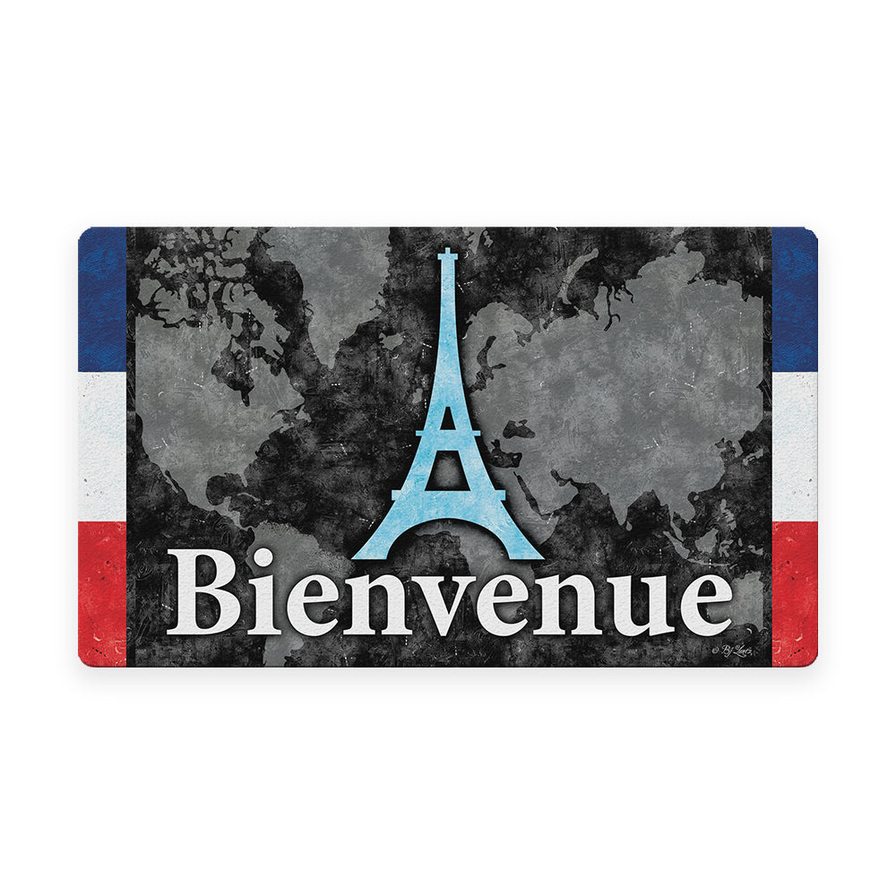 French Welcome Door Mat (18 x 30") | Michaels