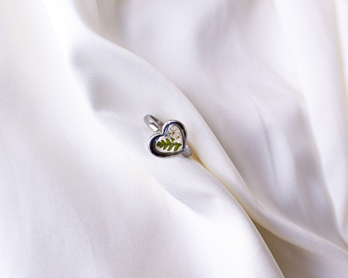 Fern ring. Adjustable fern fairy ring. Plant mom fern ring. Nature ...