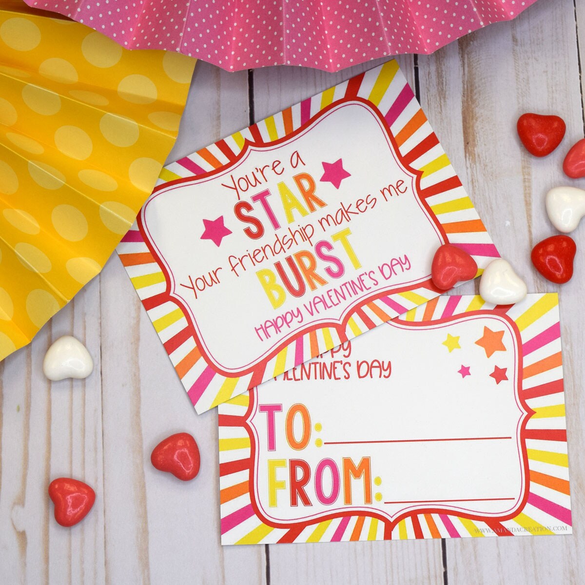 Candy Classroom Valentine Exchange Cards | MakerPlace by Michaels
