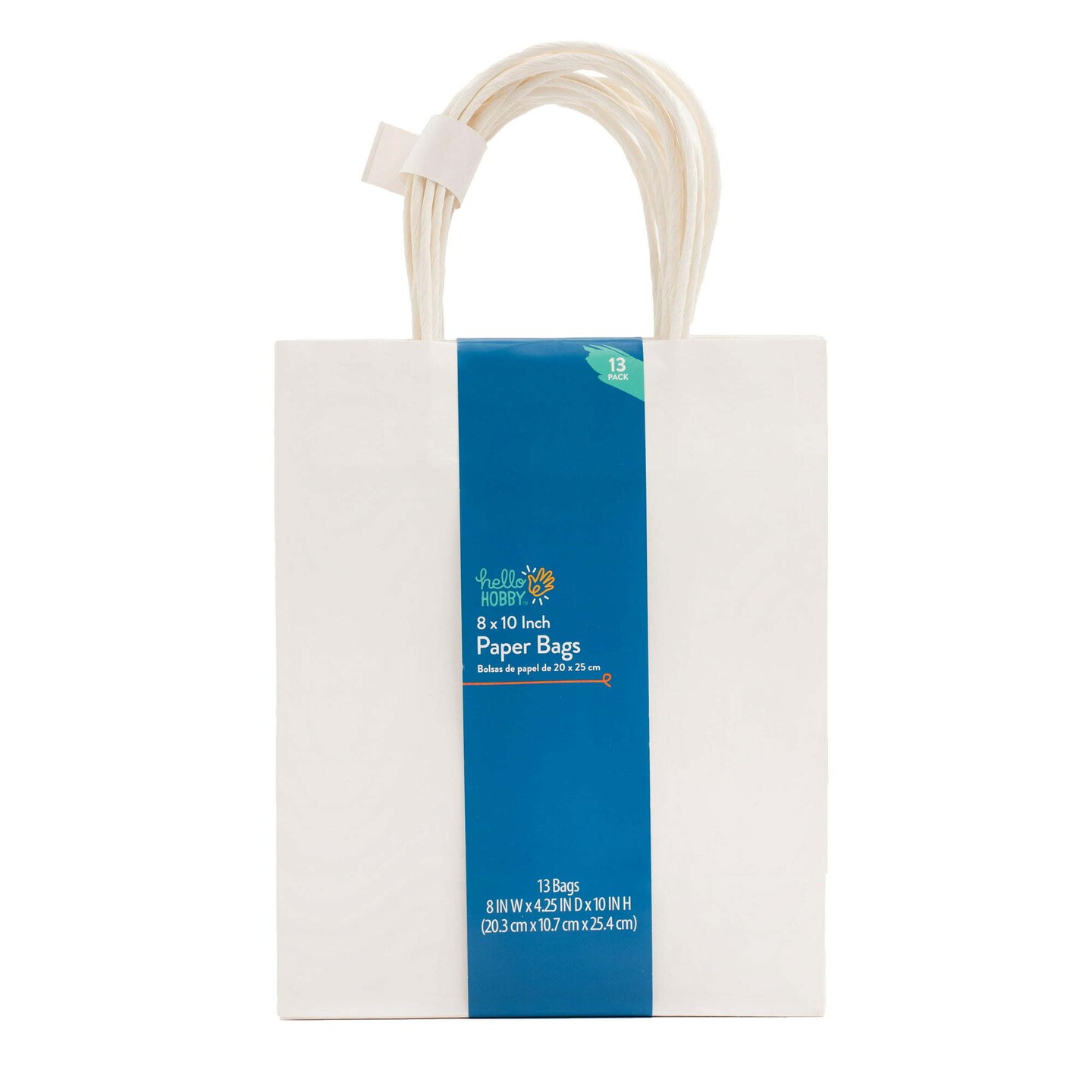 Hello Hobby Solid White Paper Bag | Michaels
