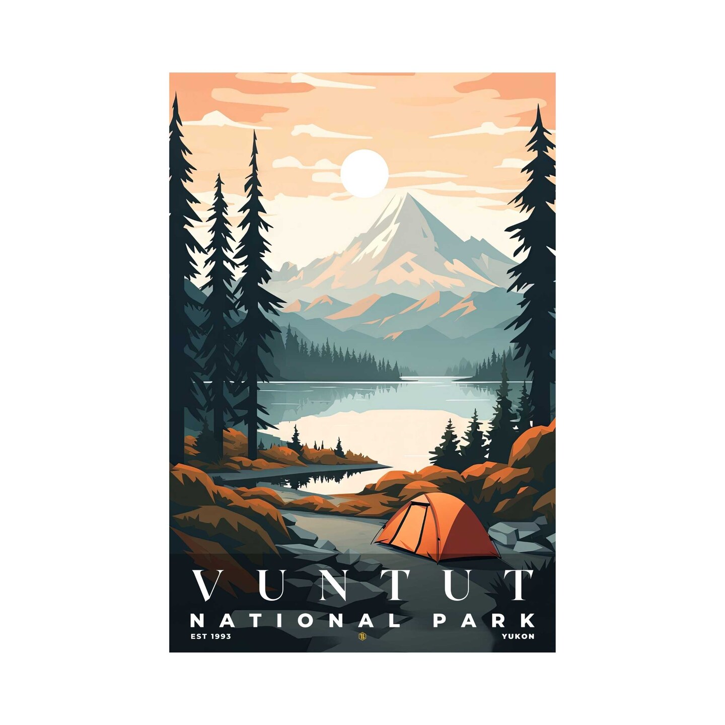 Vuntut National Park Poster, Travel Print, Office Poster, Home Decor ...