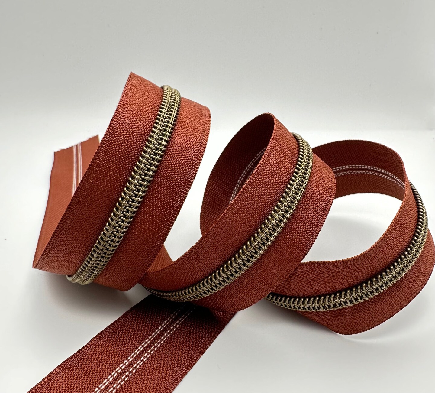 Chestnut zipper tape w/ Antique teeth | Michaels