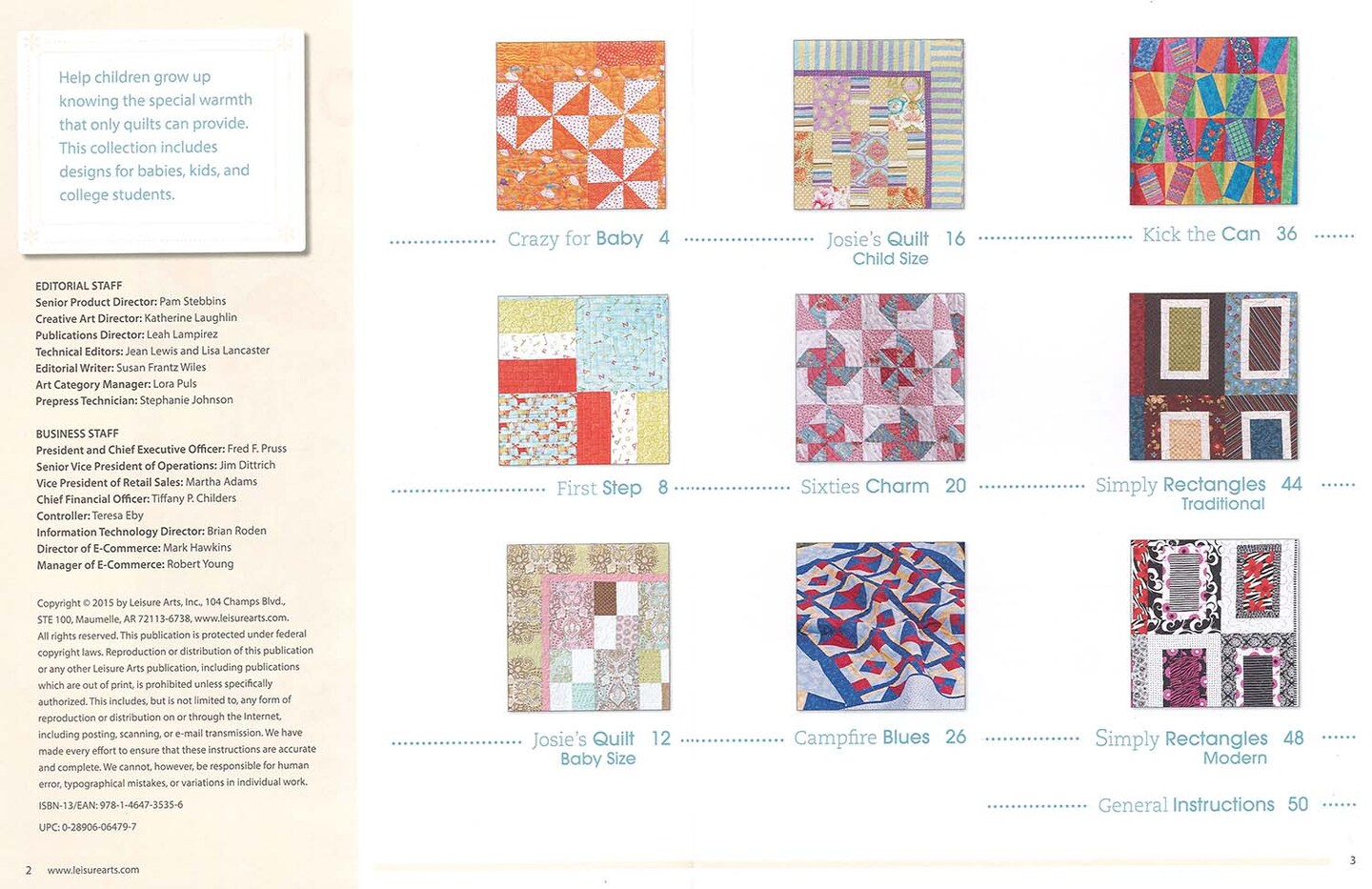 Leisure Arts Quilts For Kids From Crib College Quilting Book | Michaels