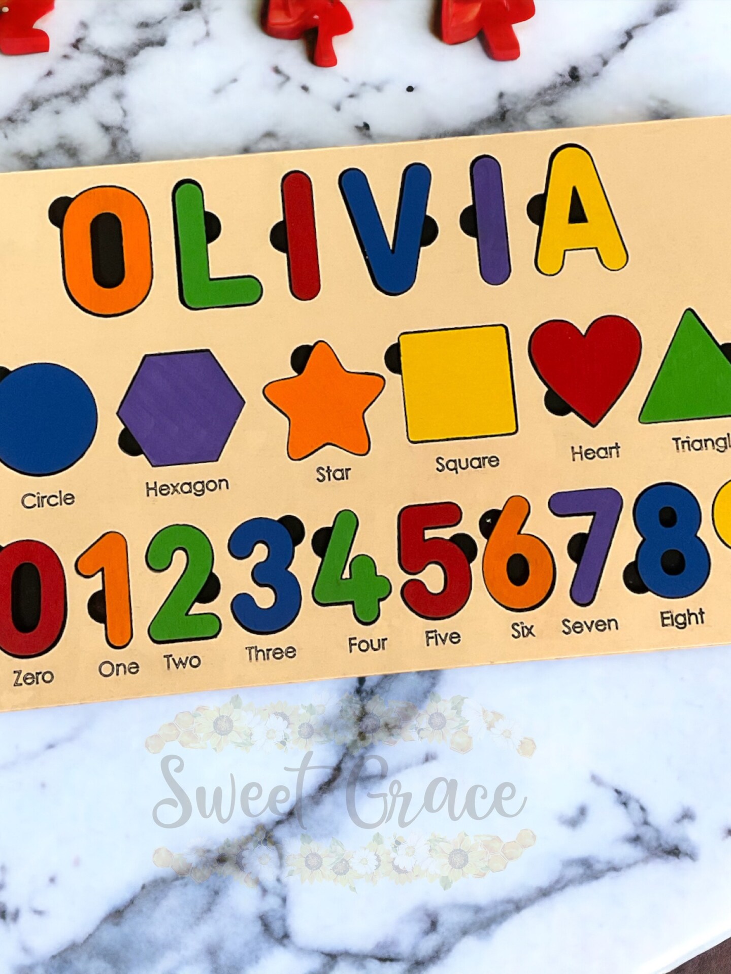Name Puzzle, Baby Puzzle, Wooden Puzzles for Kids, Wooden Puzzles for ...