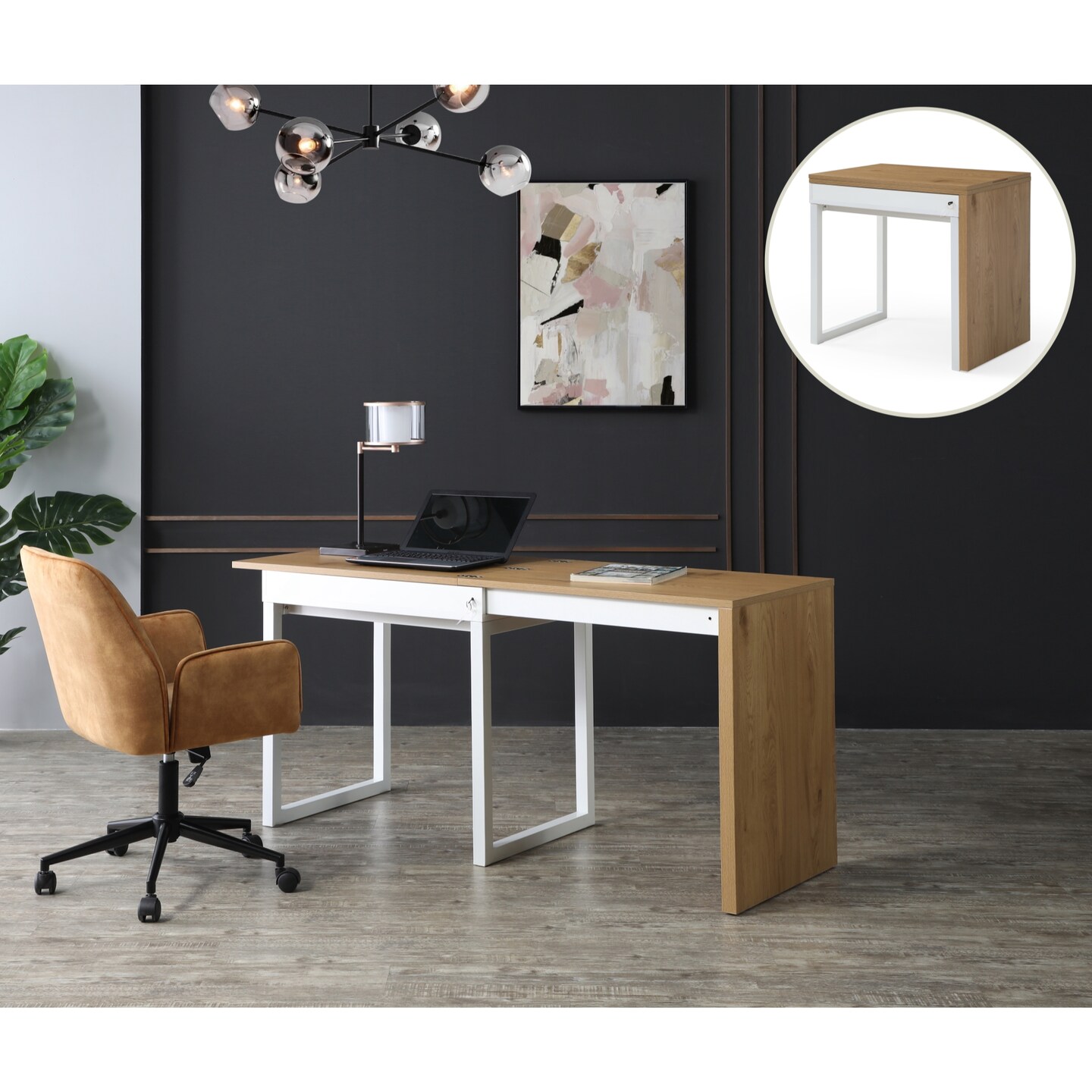 Johana Writing Desk With Storage | Michaels
