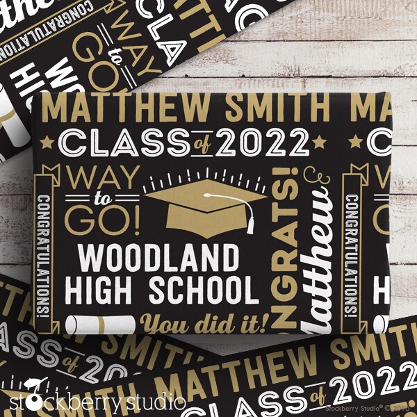 Graduation wrapping paper store