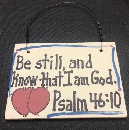 Crafts Wood Scripture Sign Psalm 46:10 Be Still, and know that I am God ...