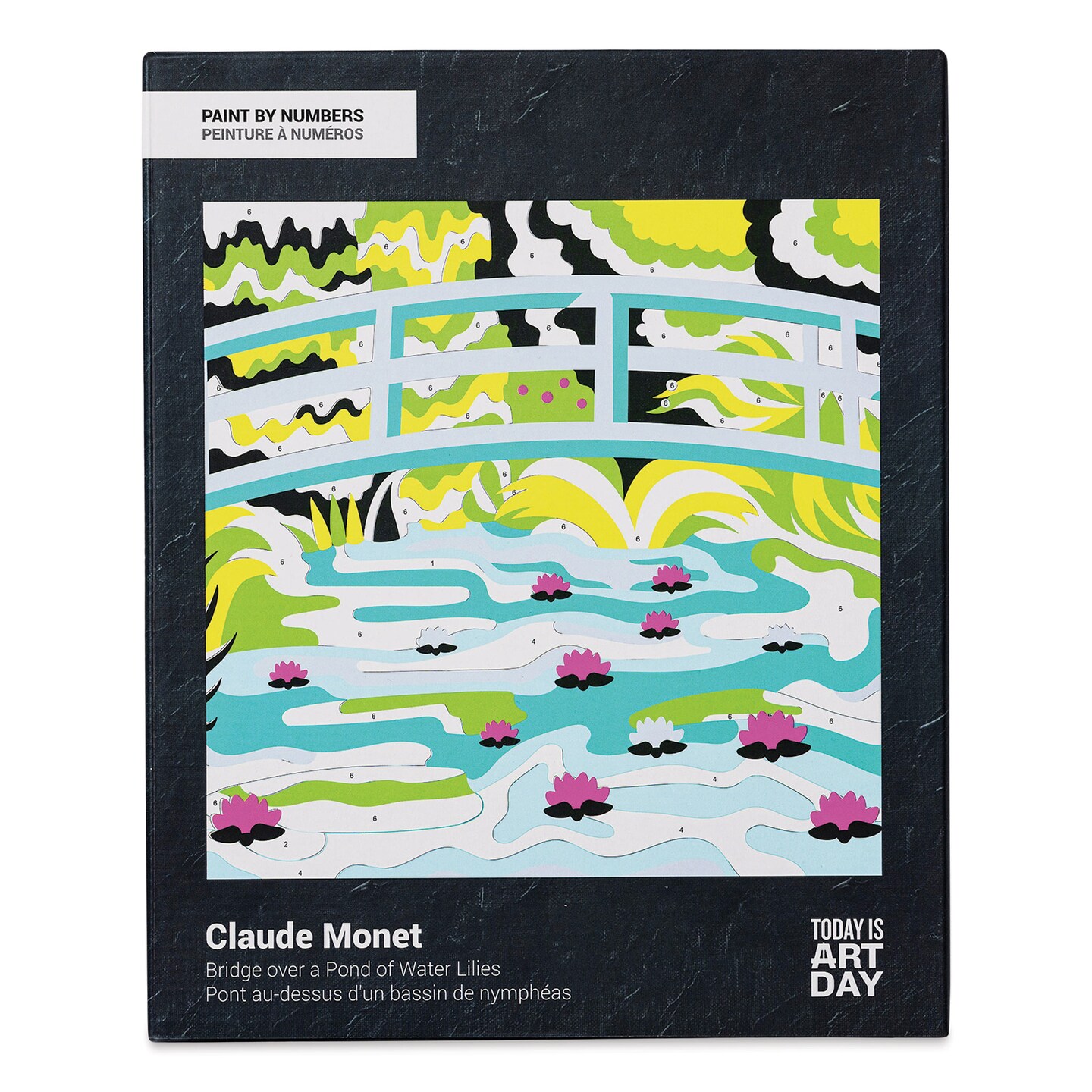 Today Is Art Day Famous Artworks Paint By Number Kit - Monet Bridge ...