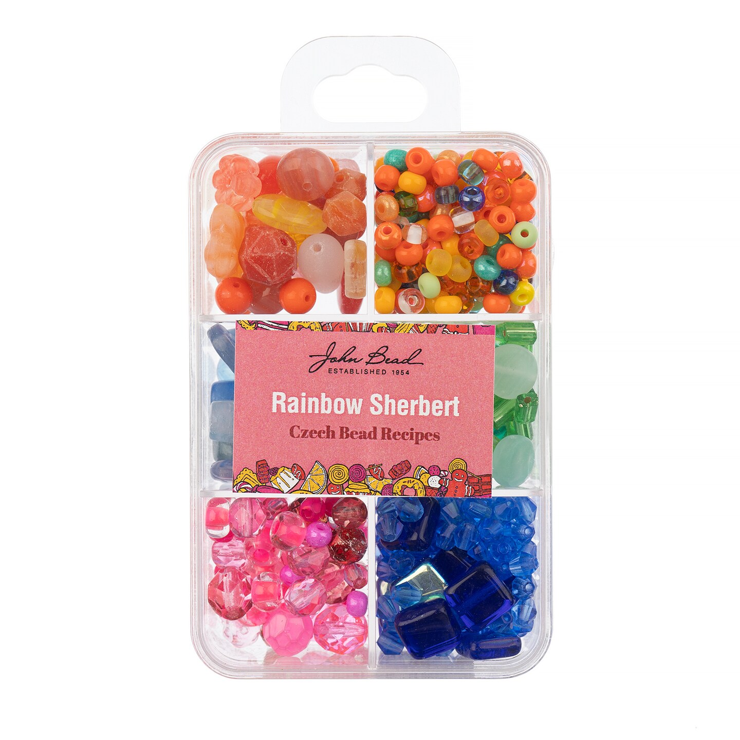 John Bead Recipe Box Czech Glass Beads Kit | Michaels