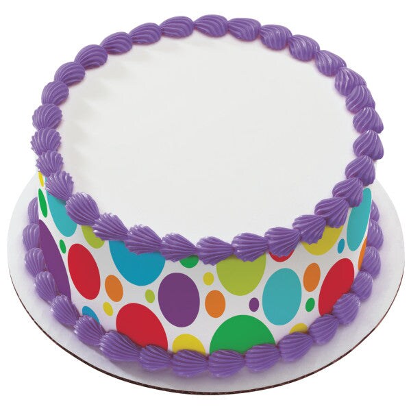 Celebrate Dots Edible Cake Topper Image Strips | Michaels