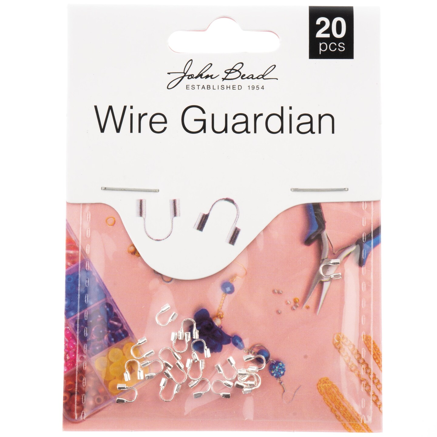 John Bead Wire Guardian 4x4mm 20/Pkg-Silver | Michaels