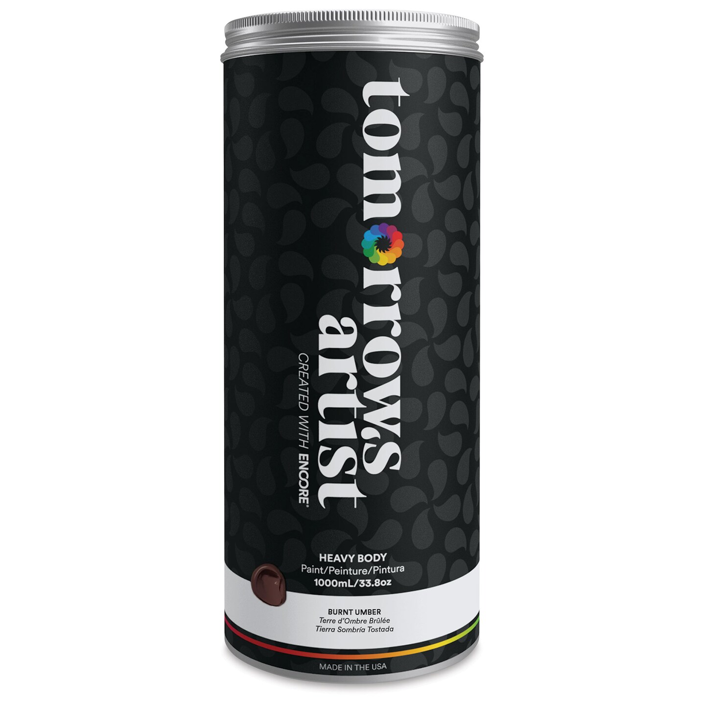 Tomorrow's Artist Eco-Friendly Heavy Body Acrylic Paint - Burnt Umber, 1 L | Michaels