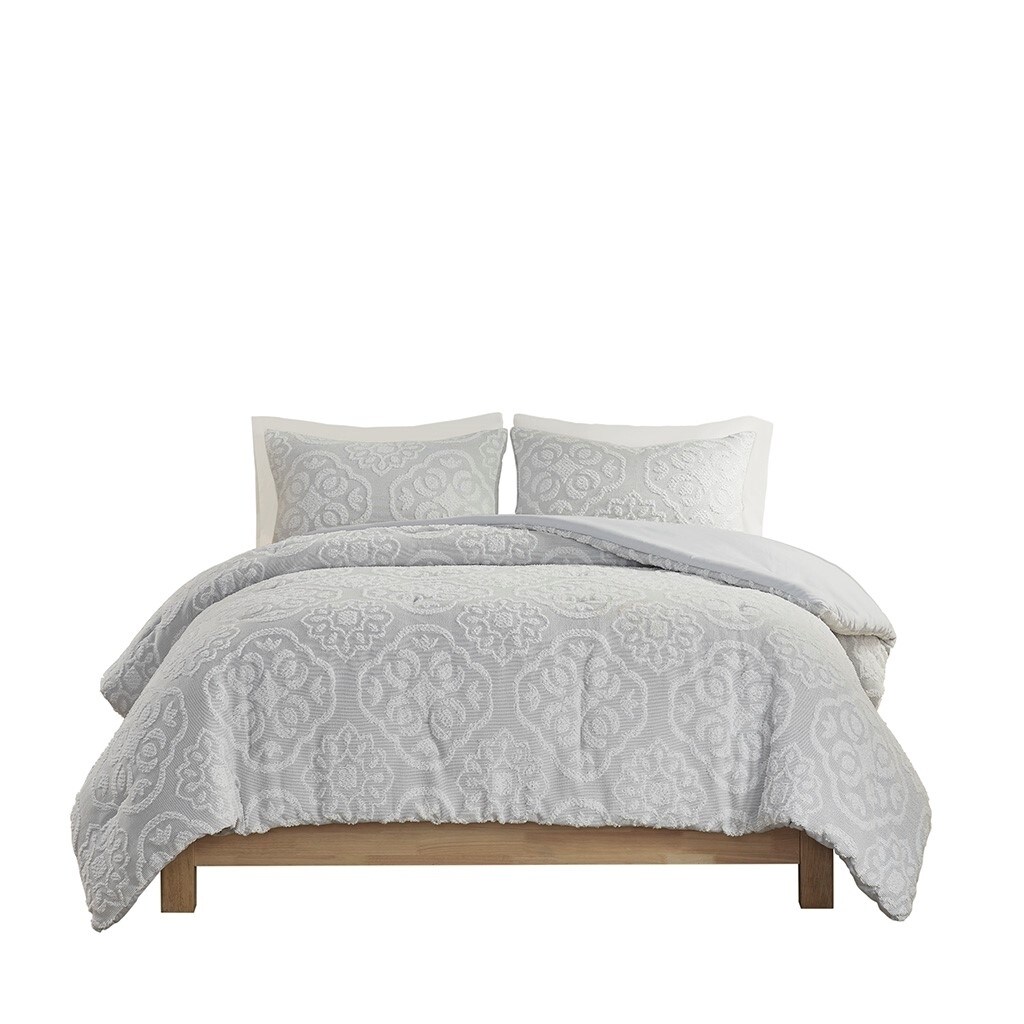 Gracie Mills Woodward Chic Tufted Medallion Comforter Set - Grace-15575 ...
