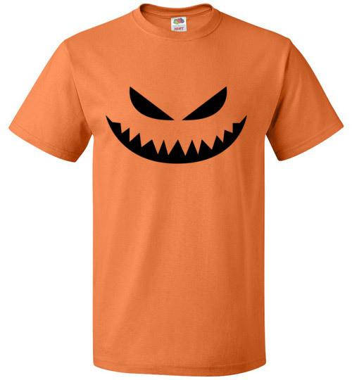 Evil Pumpkin Face Shirt Pumpkin Shirt for Halloween Shirt Costume for ...