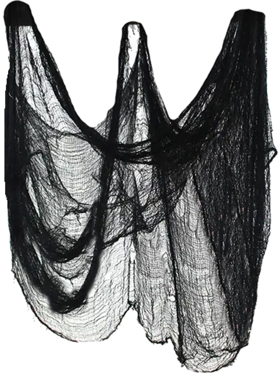 Large Black Coarse Cloth Net Halloween Decoration | Michaels