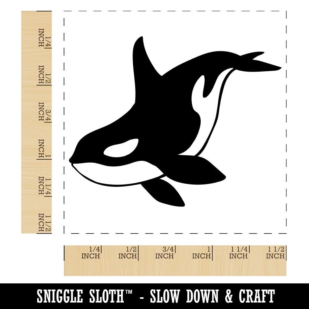 Majestic Orca Killer Whale Self-Inking Rubber Stamp Ink Stamper | Michaels