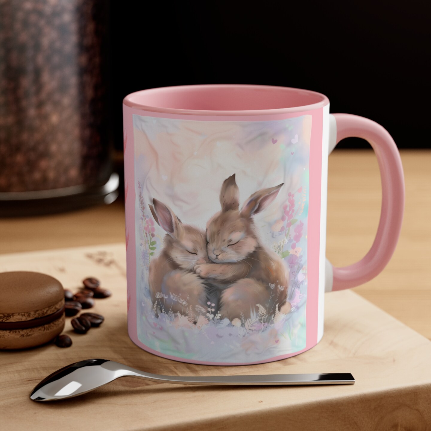 Bunny Mug, Bunny Coffee Mug, Bunny Design Mug, Bunny Lover Mug ,Cute ...