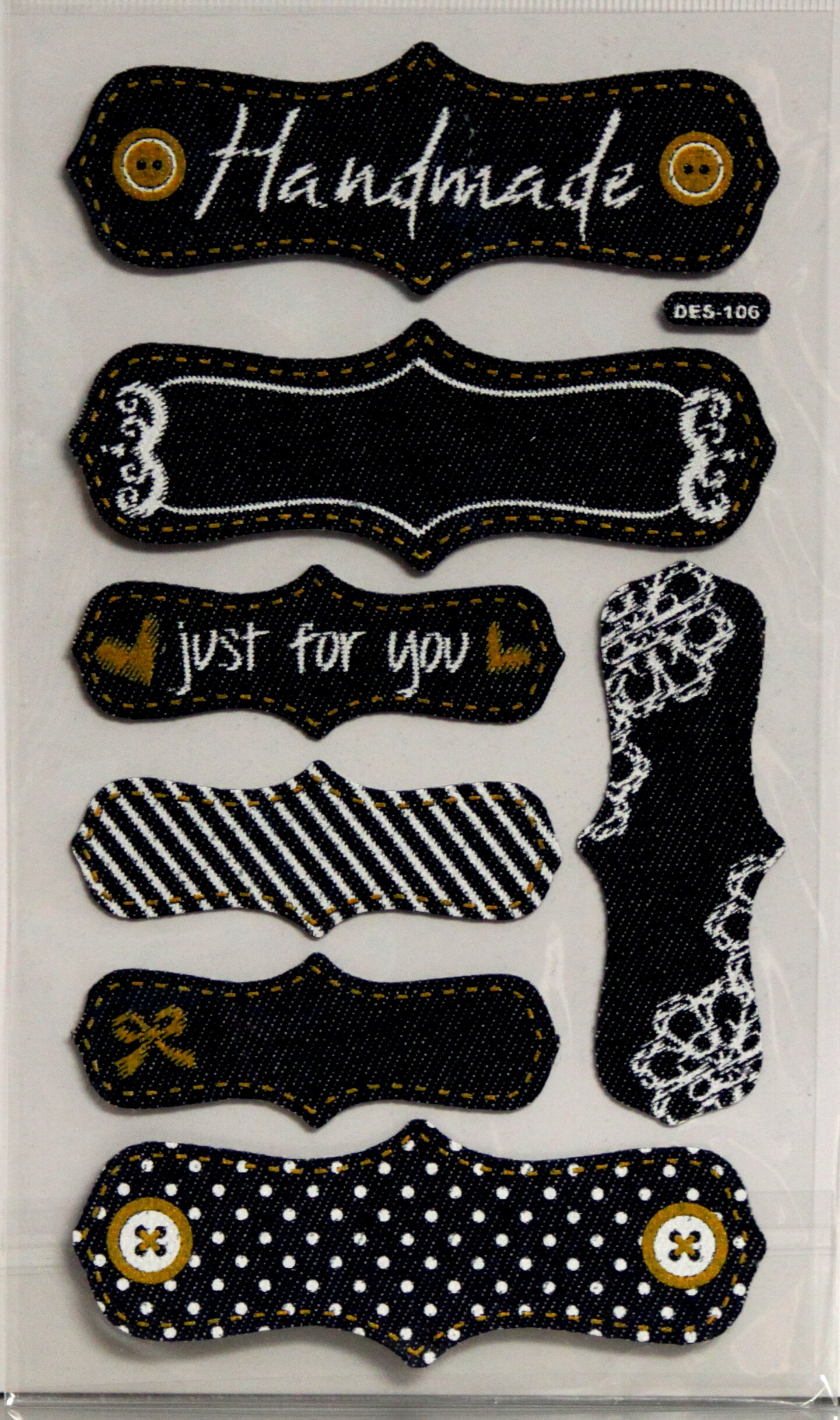 Designer Denim Cloth Label Stickers | Michaels