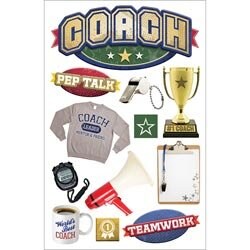 Paper House Coaching Dimensional Stickers | Michaels