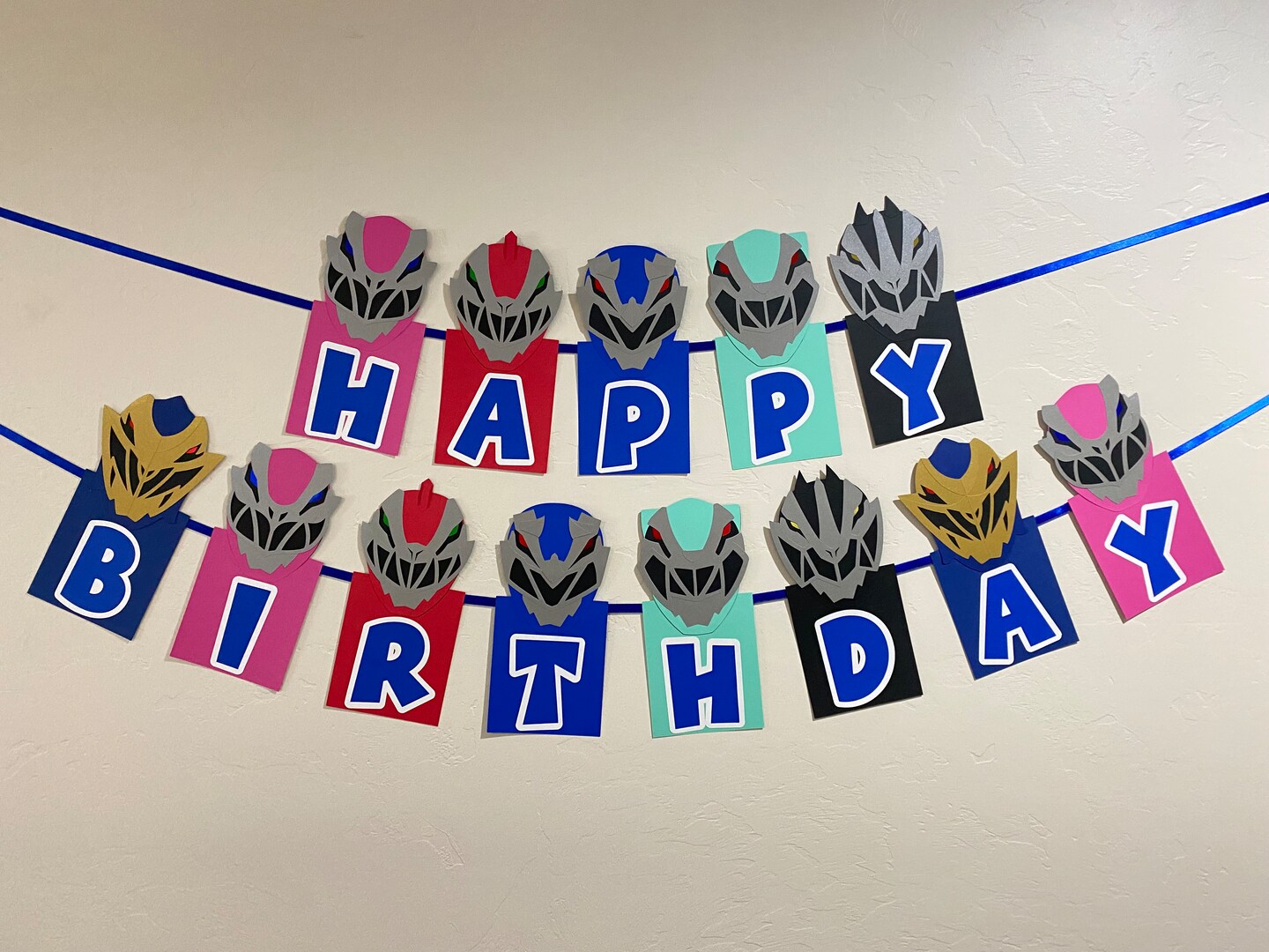 Power Ranger Dino Fury Inspired Birthday Banner | MakerPlace by Michaels