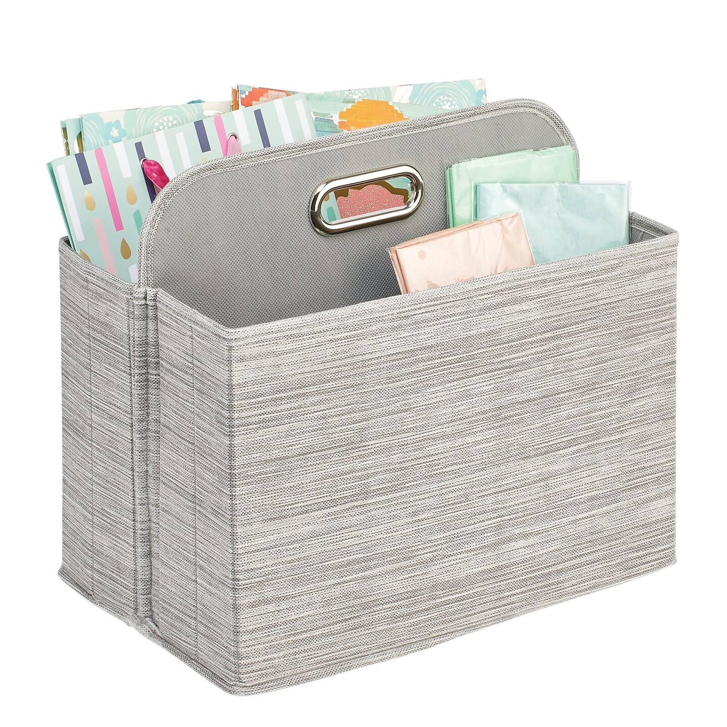 mDesign Holiday Storage Box for Gift Wrapping + Bows | Michaels
