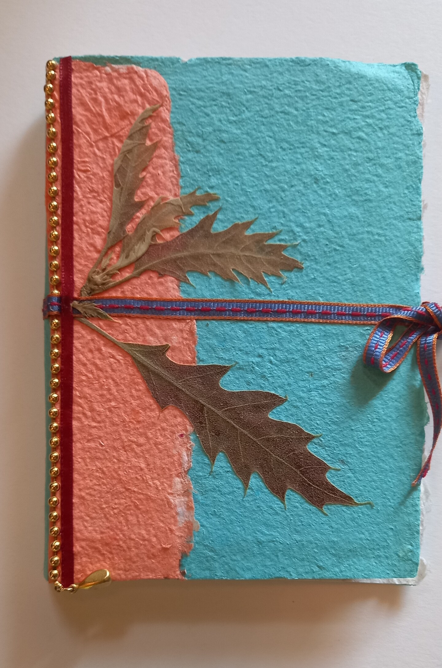 Journey Journal "Golden Beads" Hand Crafted Book | MakerPlace by Michaels