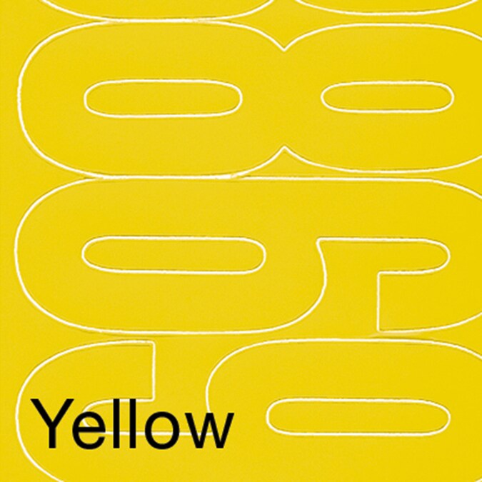 Duro Permanent Adhesive Vinyl Numbers 6" 48/Pkg-Yellow | Michaels
