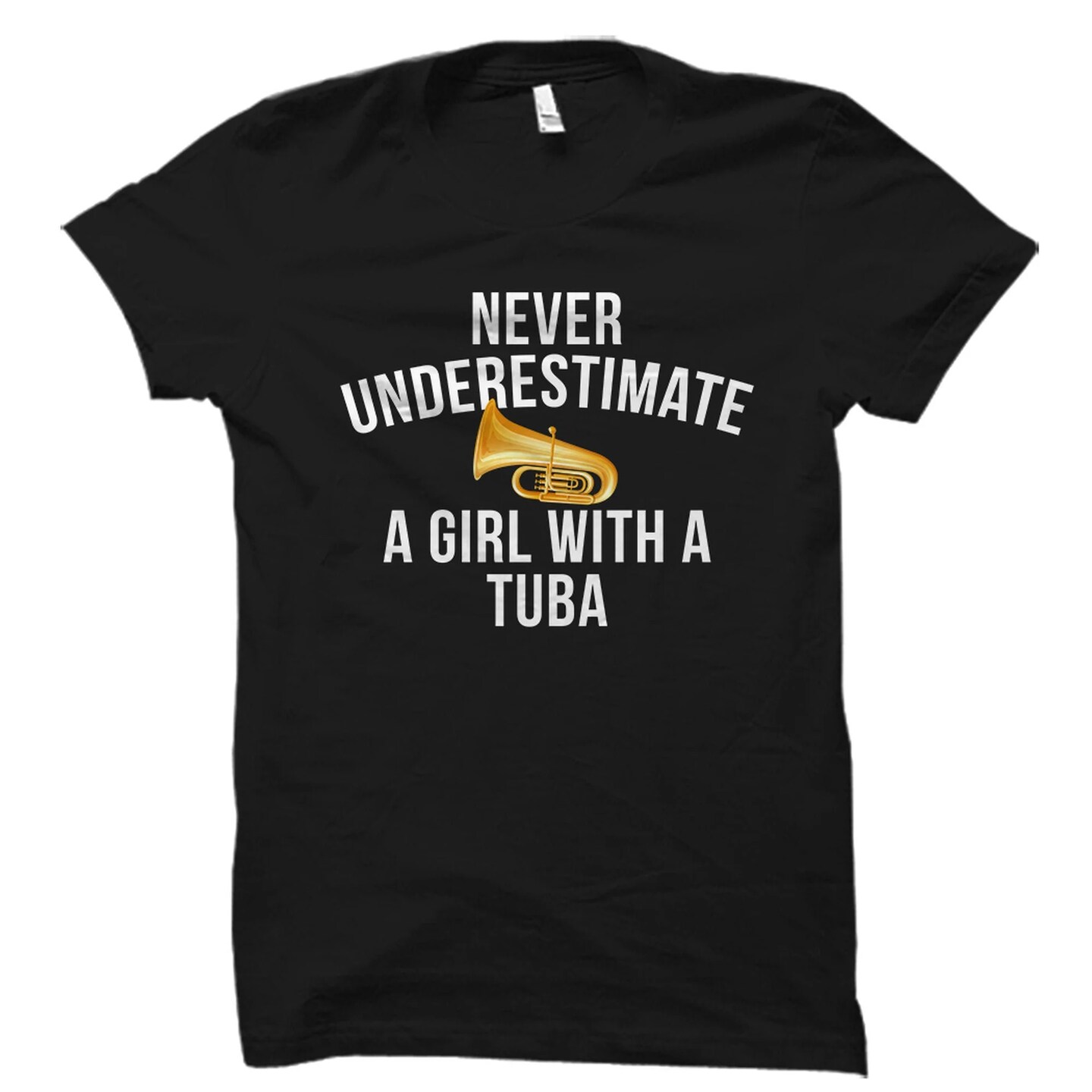 Cute Tuba Shirt. Cute Tuba Gift. Tuba Girl Shirt. Tuba Girl Gift. Tuba ...