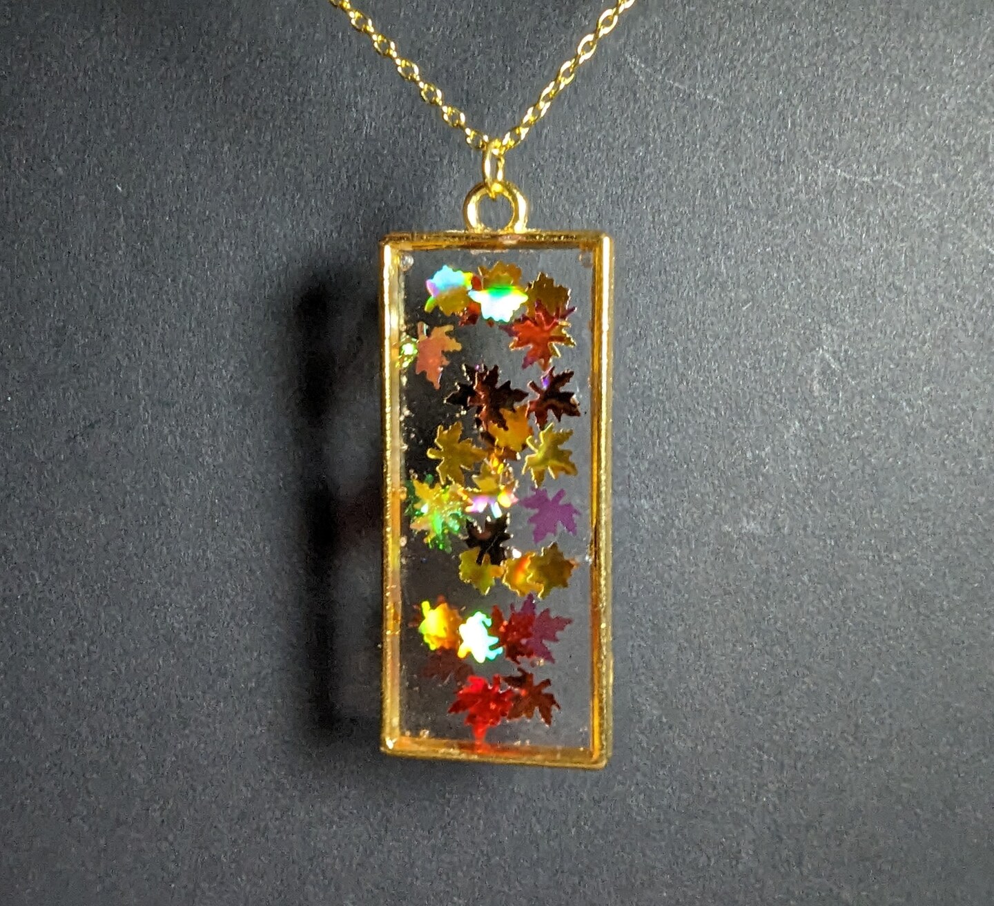 Autumn Leaves are Falling Pendant Necklace | MakerPlace by Michaels