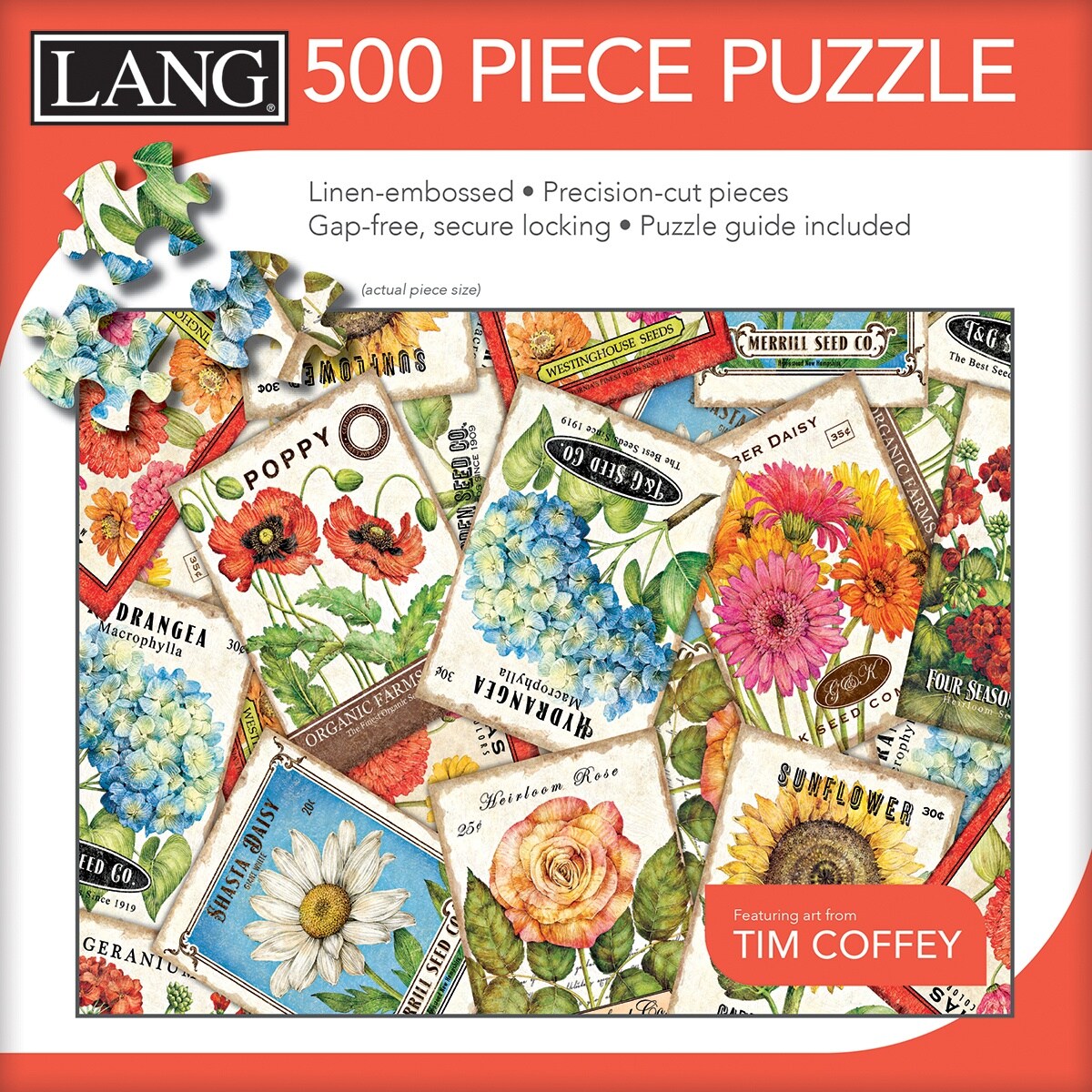 Lang Jigsaw Puzzle 500 Pieces 24"X18"-Seed Packets | Michaels