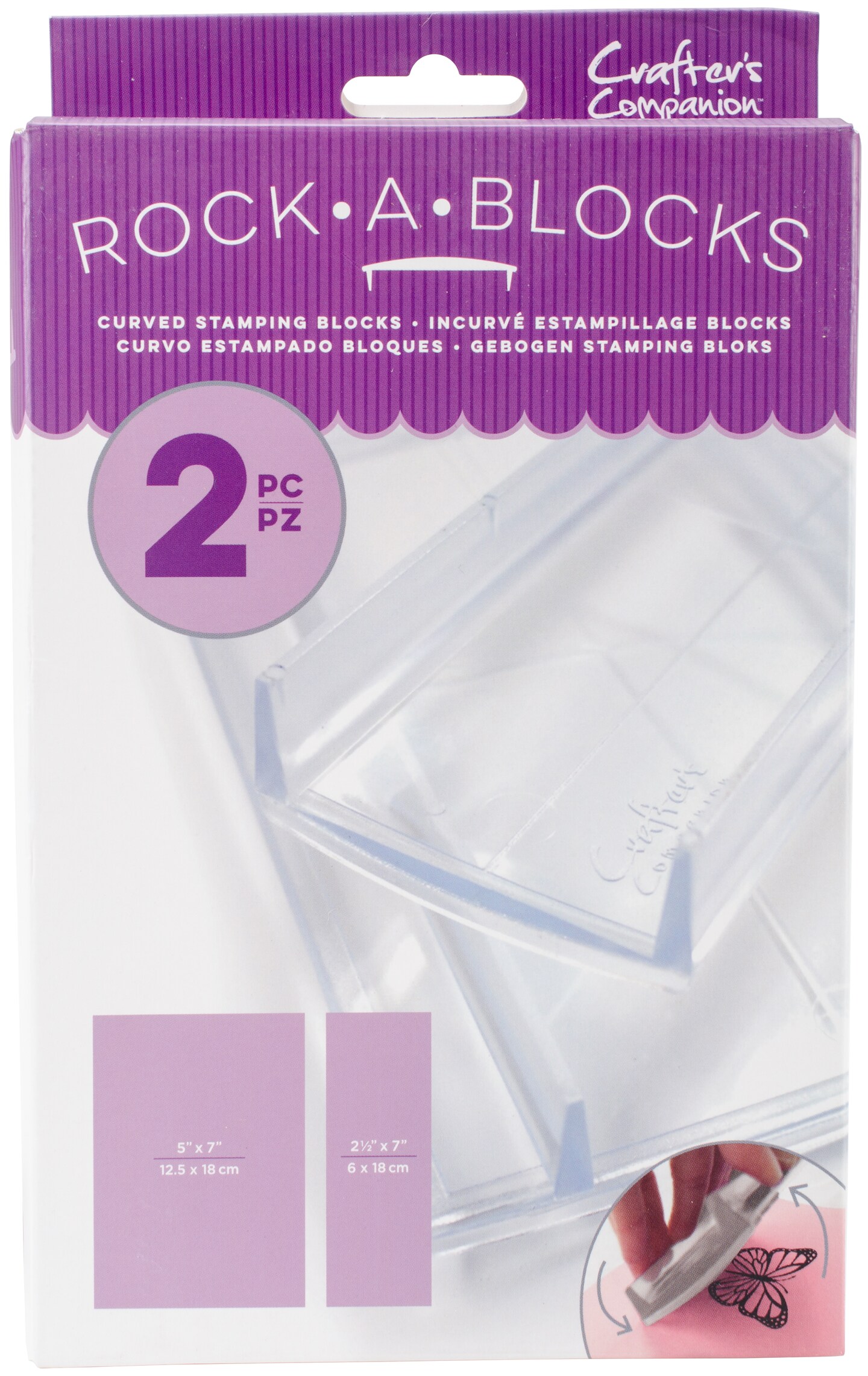 Crafter's Companion Rock-A-Blocks 2/Pkg-5"X7", 2.5"X7" | Michaels