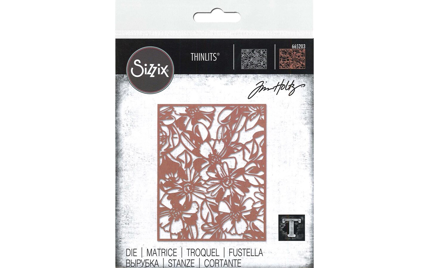 Sizzix THoltz Thinlits Die Flowery | Michaels