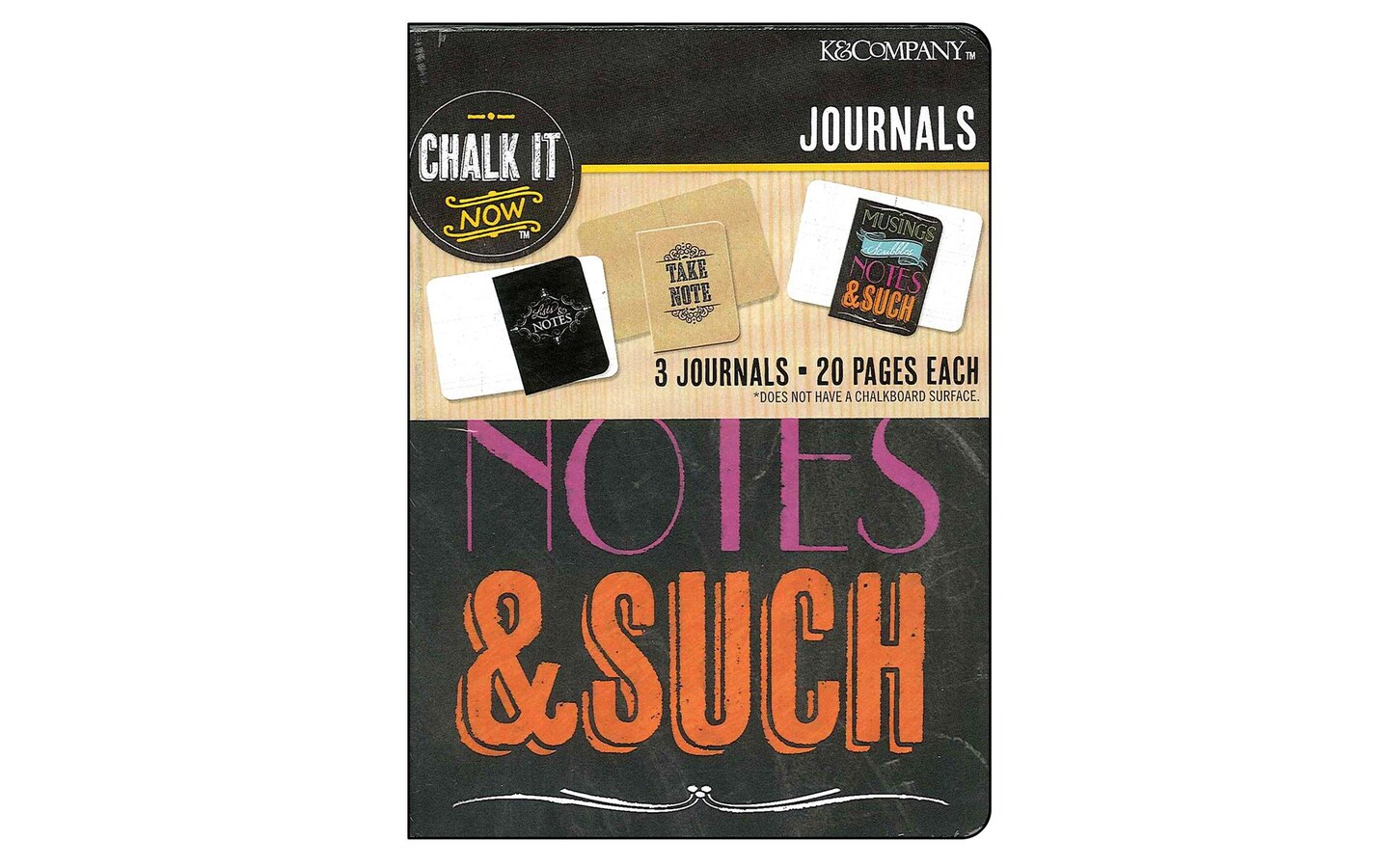 K&Co Chalk It Now Mini Journals | Michaels