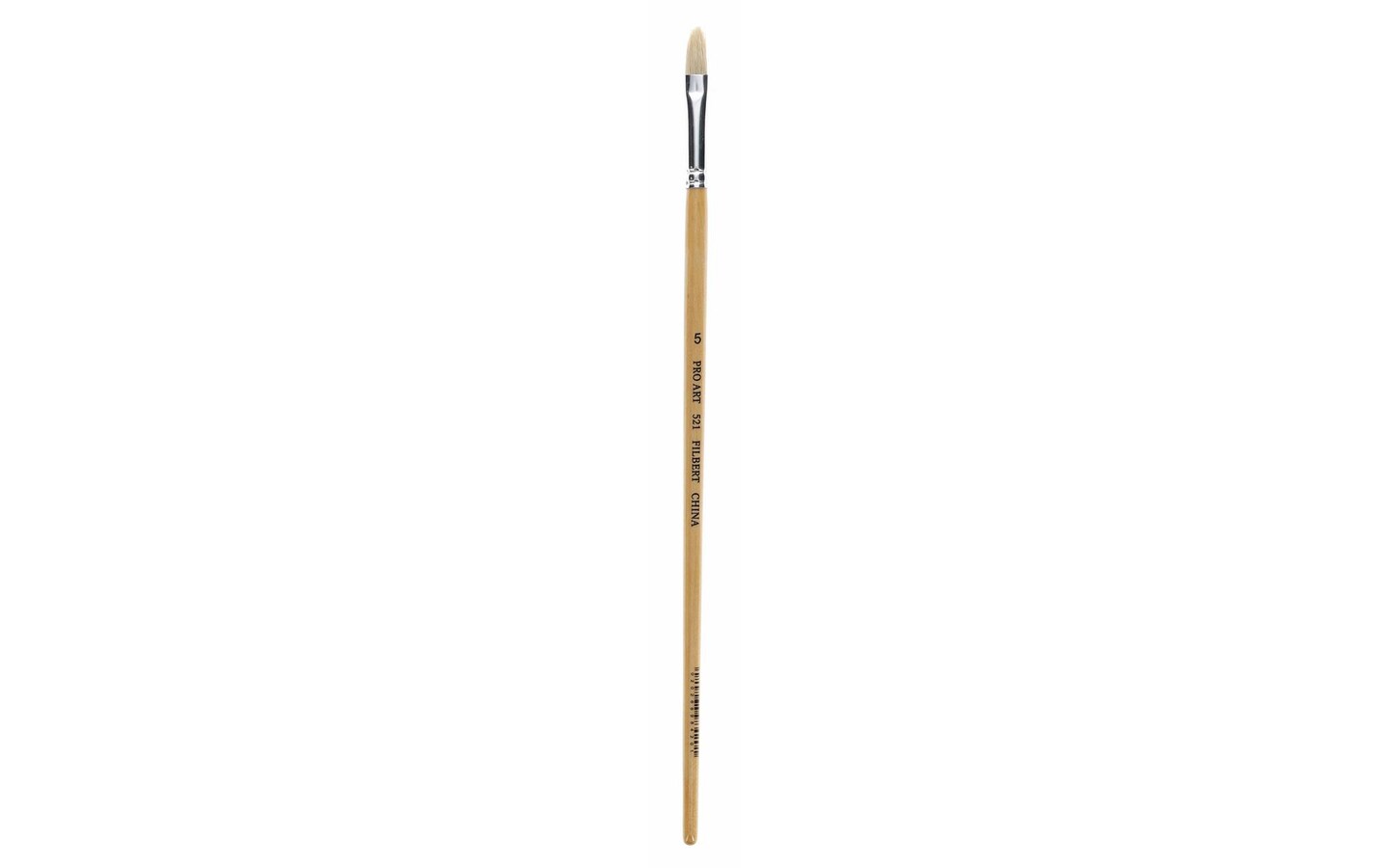 Pro Art Brush White Bristle Filbert #5 | Michaels