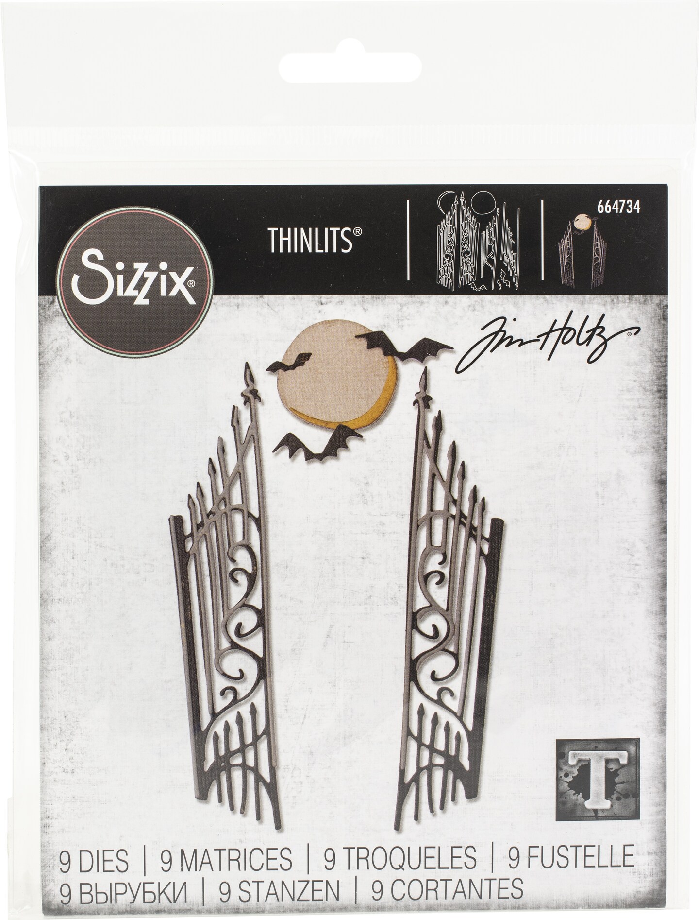 Sizzix Thinlits Dies By Tim Holtz 9/Pkg-Gate Keeper | Michaels