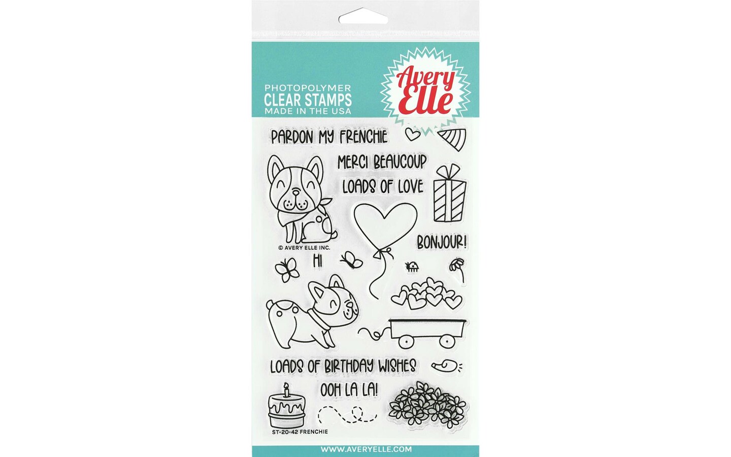Avery Elle Clear Stamp Frenchie | Michaels