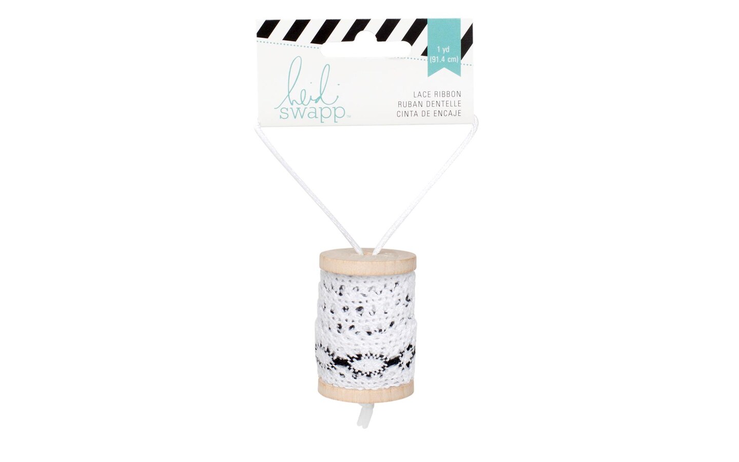 AMC HSwapp Wanderlust Ribbon Spool Lace B&W | Michaels
