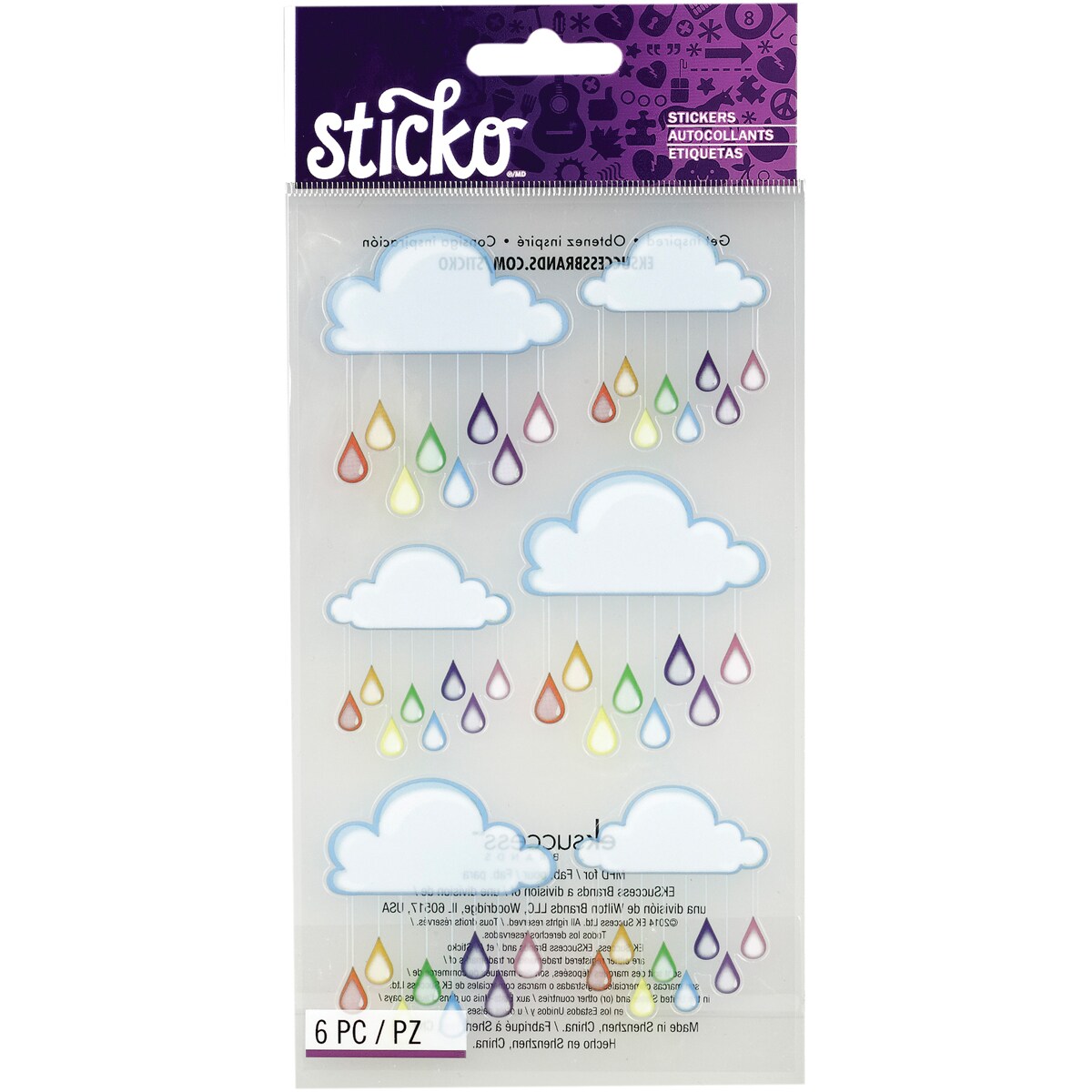 Sticko Stickers-Rainbow Clouds | Michaels
