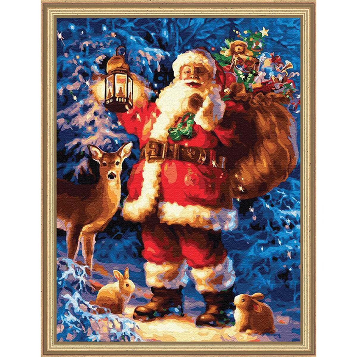 Adbrain Merry Christmas Paint-by-Number Kit | Michaels