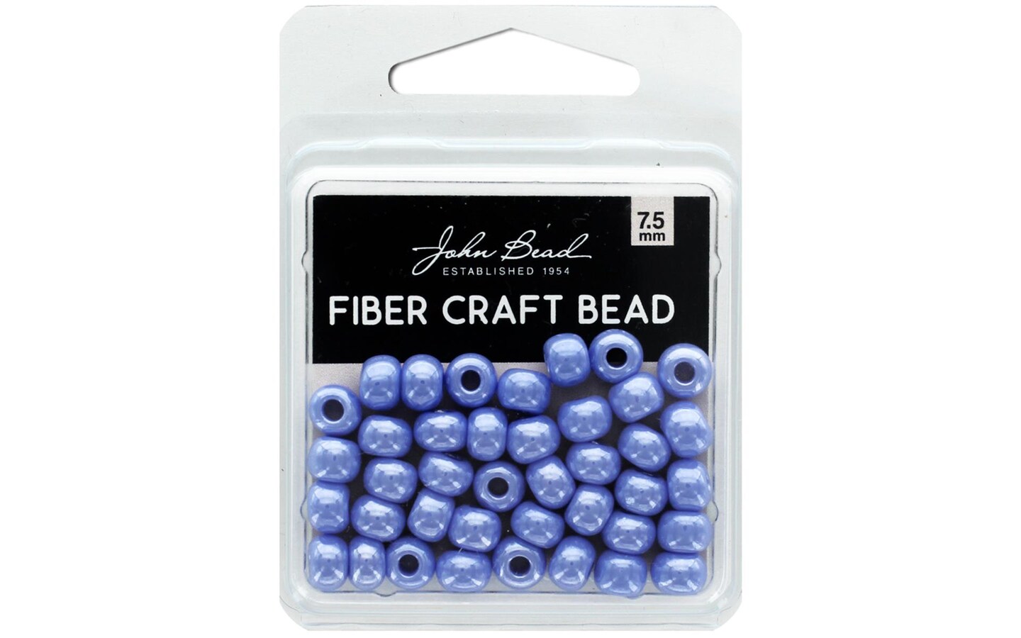 John Bead Fiber Craft Bead 7.5mm 18g Op Pale Blue | Michaels