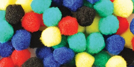 Krafty Kids Pom-Poms .75" 100/Pkg | Michaels