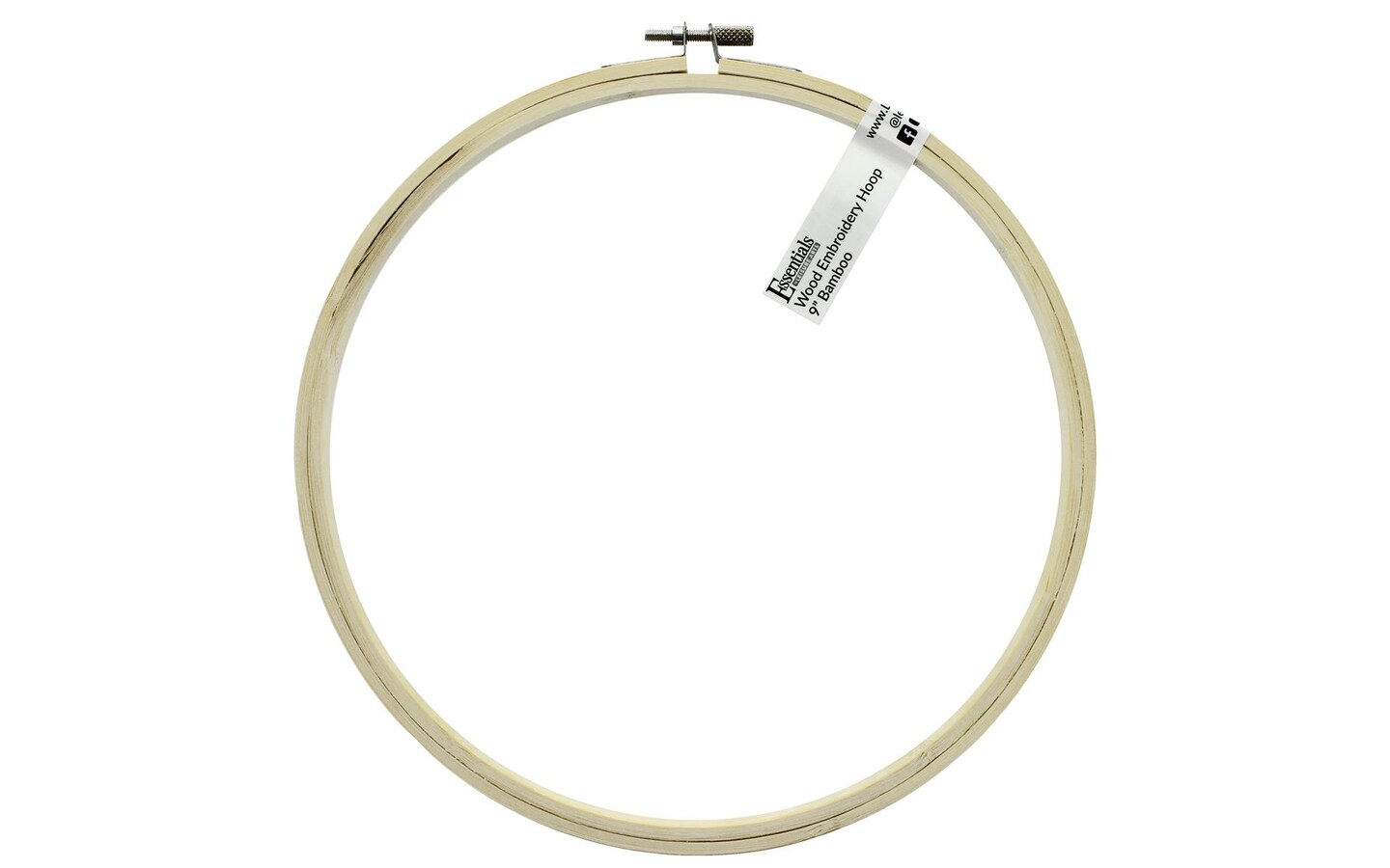 Essentials by Leisure Arts Wood Embroidery Hoop 9" Bamboo - wooden ...
