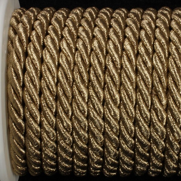 The Ribbon People Antique Gold Braided Cording Wired Craft Ribbon 0.25 ...