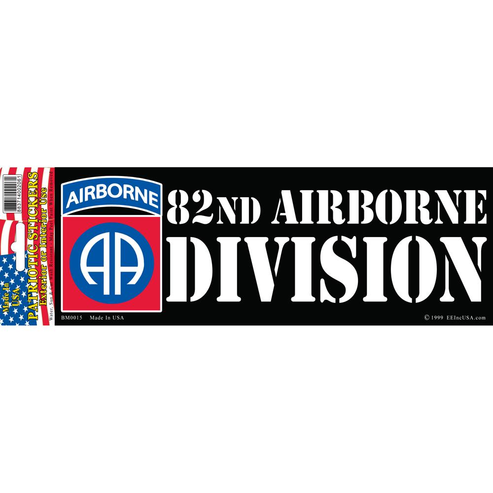 U.S. Army 82nd Airborne Bumper Sticker 3-1/4"X9" | Michaels