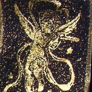 The Ribbon People Navy Blue and Gold Angel Wire Edged Craft Ribbon 2.5 ...