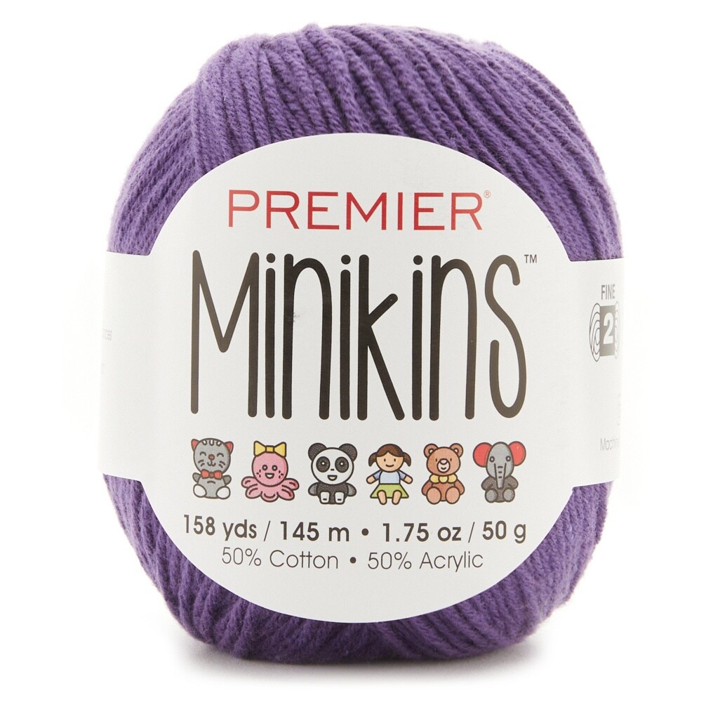 Premier Minikins Yarn-Grape | Michaels